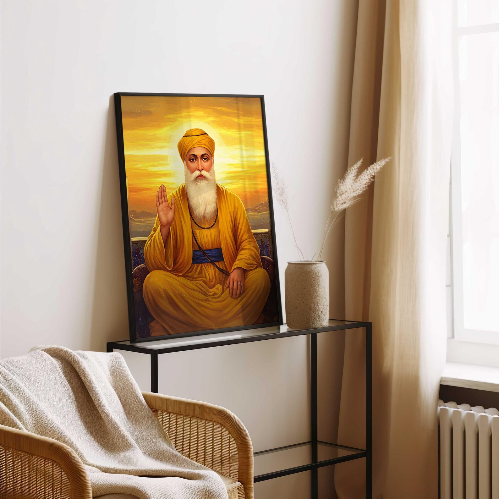 Sikh Art Guru Nanak Dev First Sikh Guru From 1469 to 1539 Sikh Art ...
