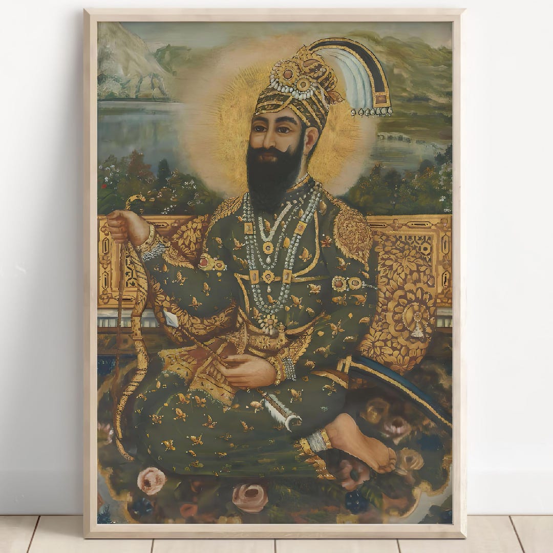 Sikh Art | Guru Gobind Singh | Tenth Sikh Guru From 1675 to 1708 ...