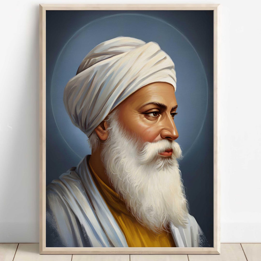 Sikh Art | Guru Nanak Dev | First Sikh Guru From 1469 to 1539 | Sikh ...