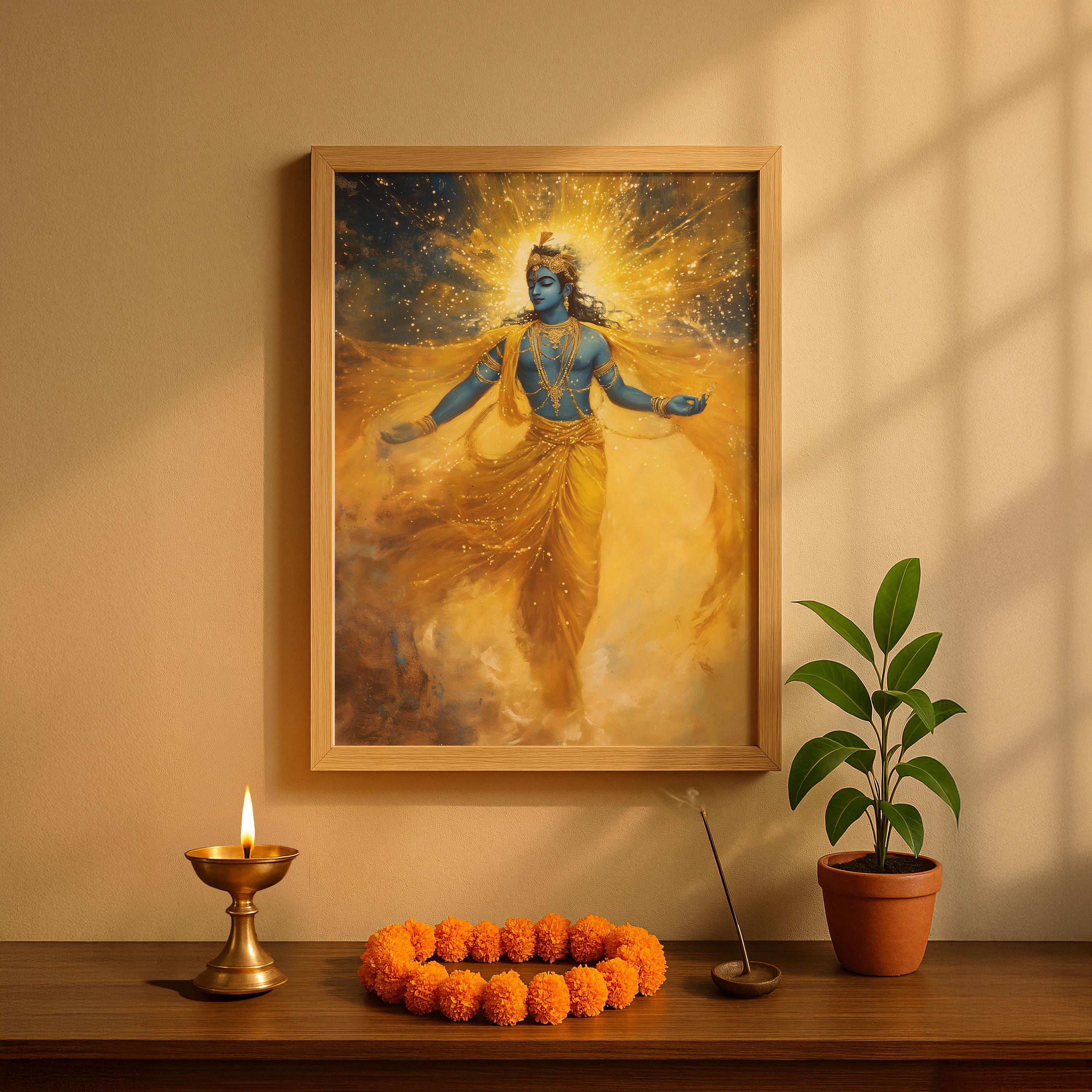 Krishna Art, Lord Krishna, Krishna Painting, Hindu God, Hindu God Wall ...