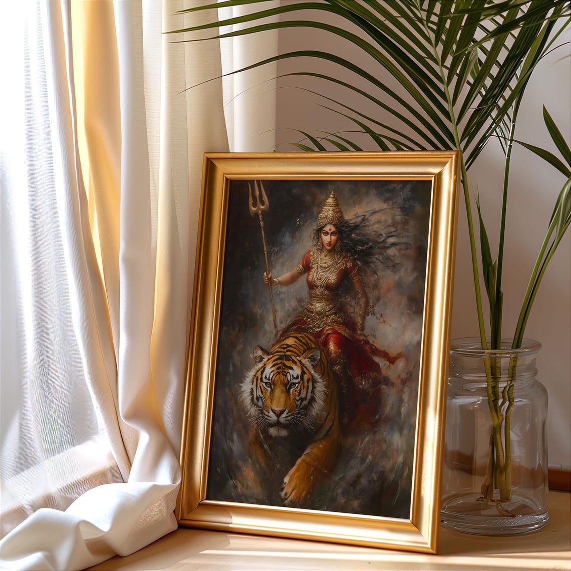 Durga, Goddess Durga, Hindu Goddess, Durga Art, Durga Painting, Hindu ...