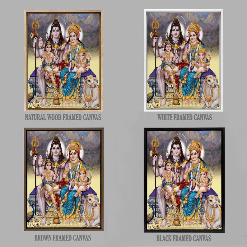 Shiv Parivaar, Shiva, God Shiva, Hindu God, Shiv Art, Indian God, Shiva ...