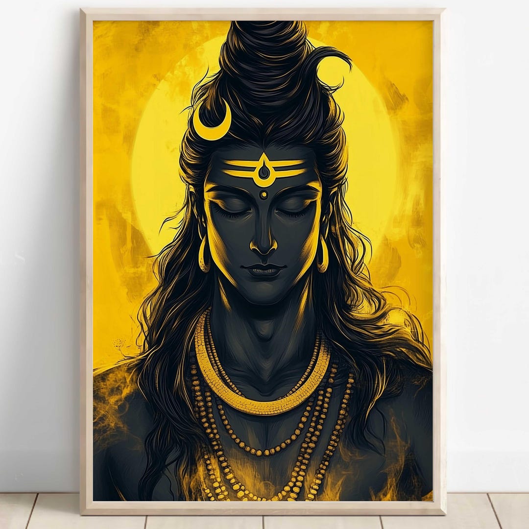 Shiva Wall Art, God Shiva, Hindu God, Shiv Art, Indian God, Shiva Wall ...