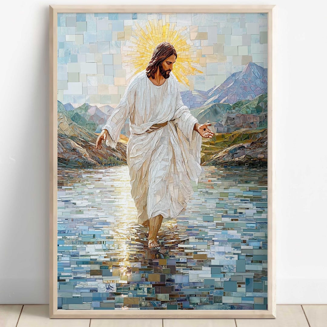 Christian Art, Jesus Walks on Water, Walking on Water, Walking on Water ...