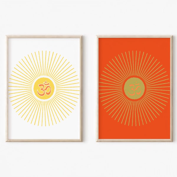 Om Symbol Print - Etsy