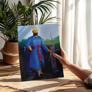 Sikh Art | Guru Gobind Singh | Tenth Sikh Guru From 1675 to 1708 ...