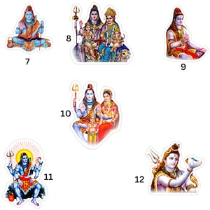 Shiva Stickers, Hindu Gods Stickers, Vinyl Stickers, Laptop Stickers ...