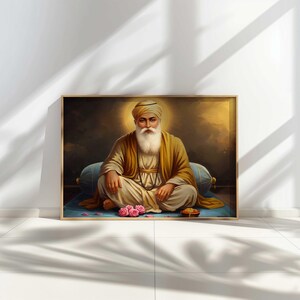 Sikh Art | Guru Nanak Dev | First Sikh Guru From 1469 to 1539 | Sikh ...