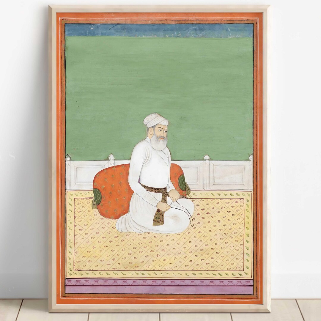 Sikh Art | Guru Amar Das | Third Sikh Guru From 1552 to 1574 | 18th ...