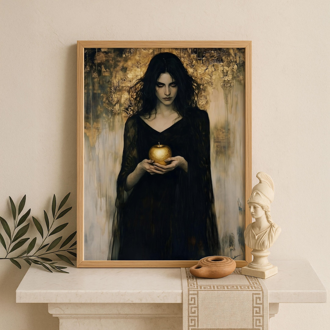 Eris Wall Art, Greek Goddess of Discord, Mythology Decor, Divine ...