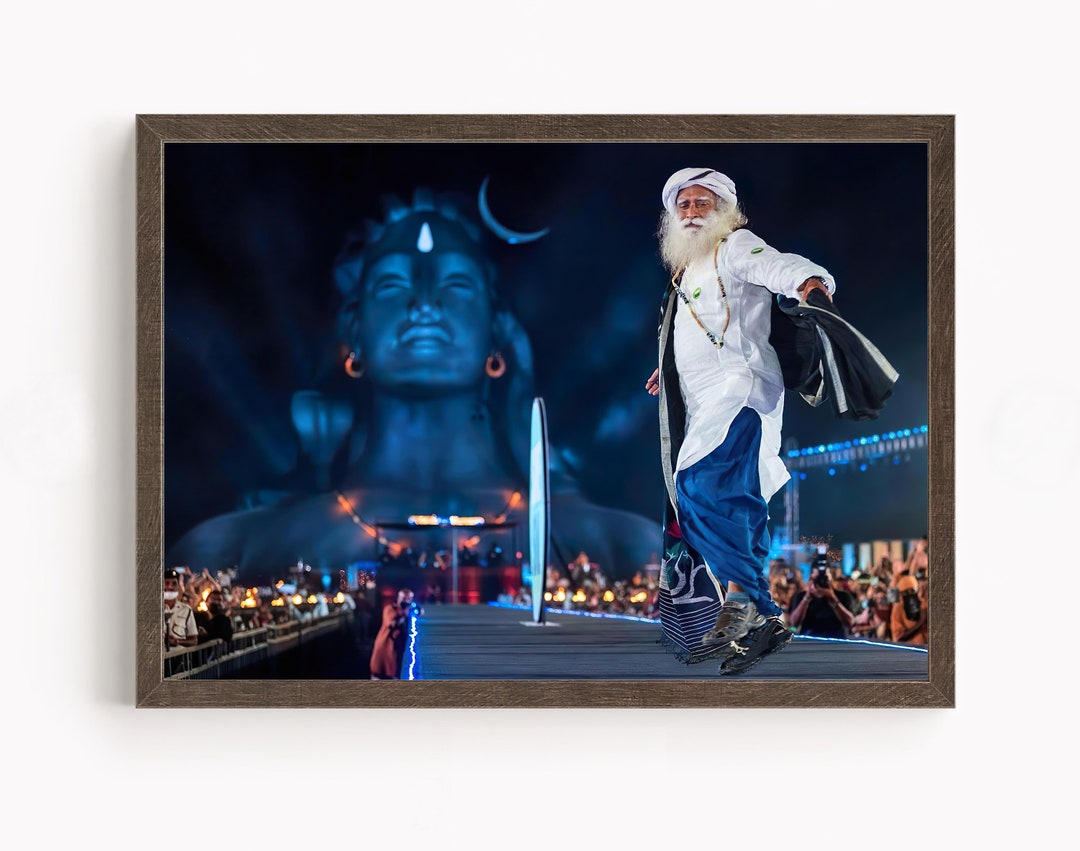 Sadhguru Wall Art, Sadhguru , Sadhguru Picture , Isha Yoga, Poster ...