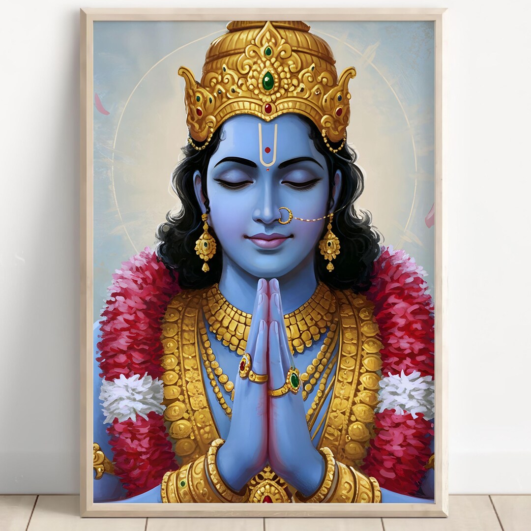 Vishnu Art ,lord Vishnu, Vishnu, Hindu God, Indian God, Laxmi Narayan ...