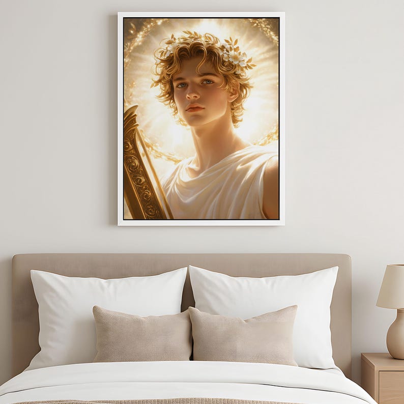 Apollo Wall Art, God of the Sun, Music, Poetry, and Prophecy, Greek ...