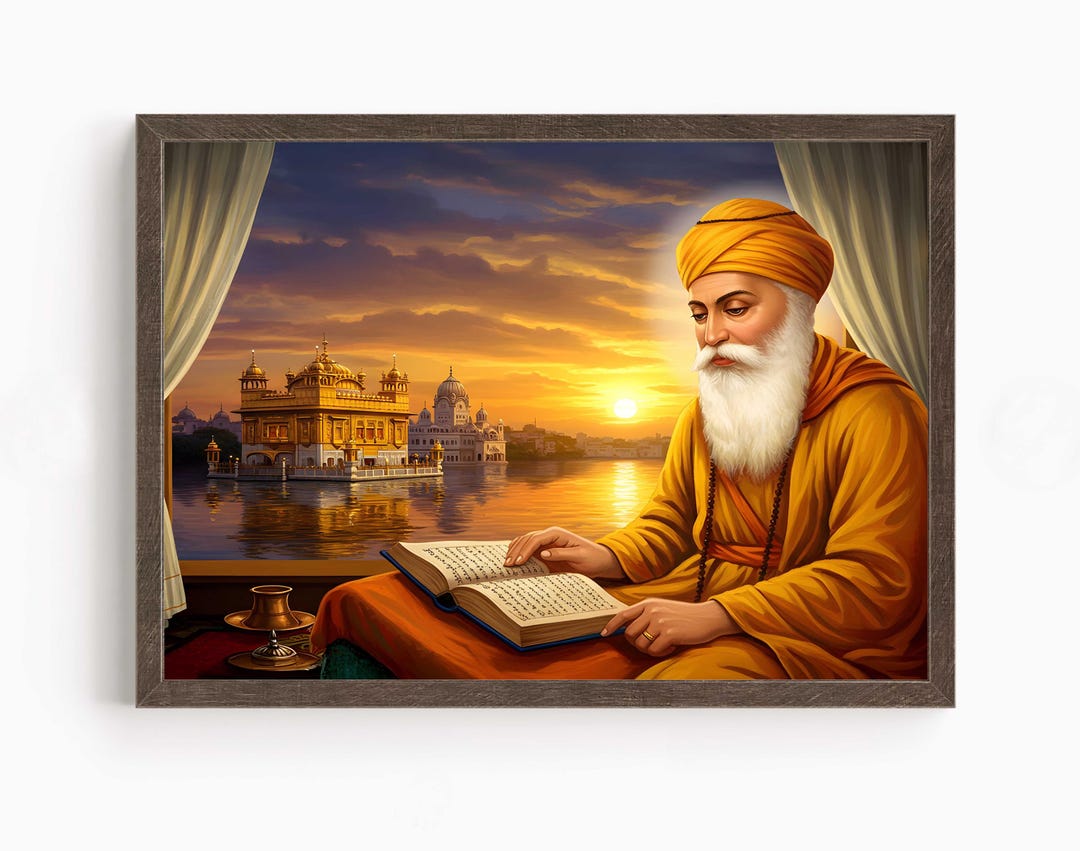 Sikh Art | Guru Nanak Dev | First Sikh Guru From 1469 to 1539 | Sikh ...