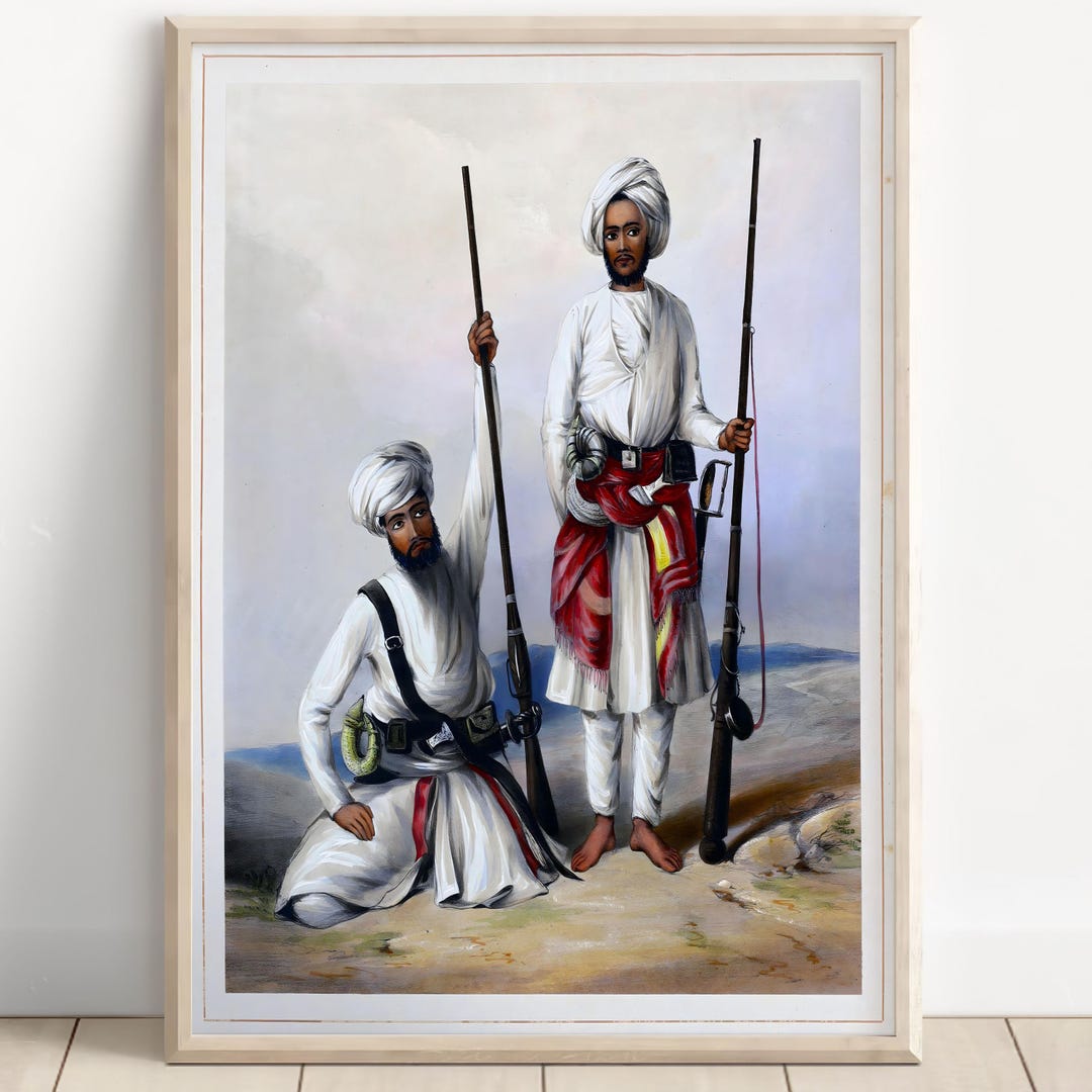Sikh Art | Sikh Soldiers |sir Alexander Burnes by Emily Eden 1844 ...