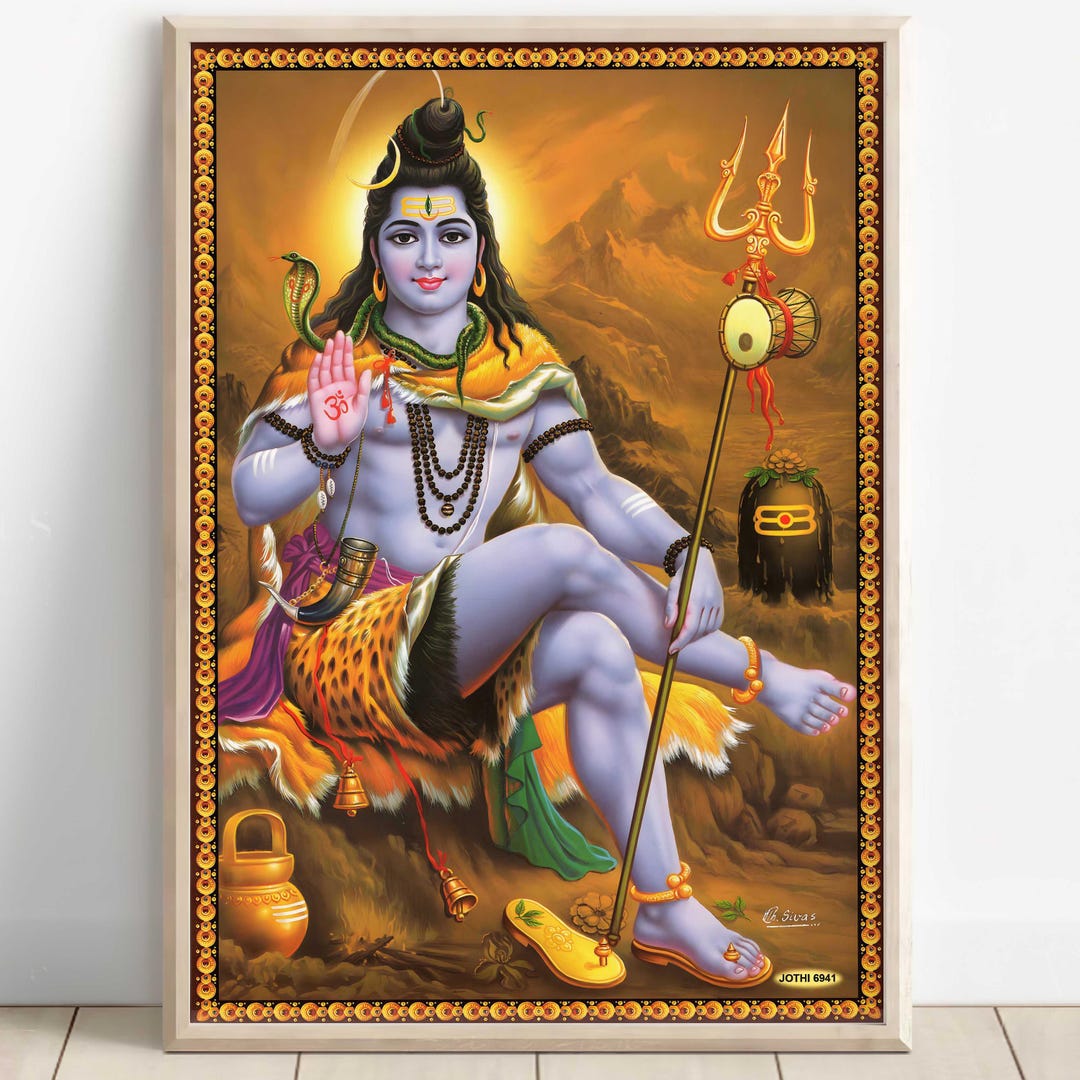 Shiv, God Shiva, Hindu God, Shiv Art, Indian God, Shiva Wall Art, Shiv ...