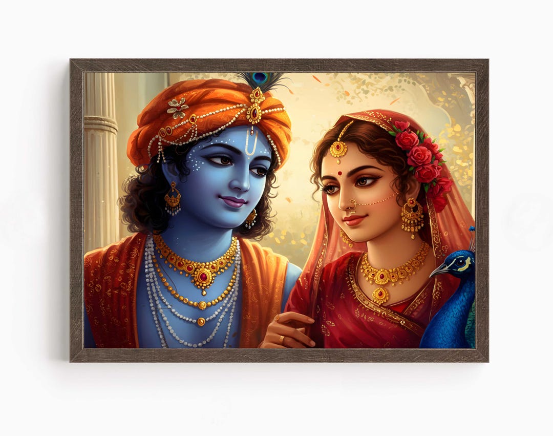 Krishna Art, Krishna and Radha, Radha Krishna, Krishna Painting, Hindu ...