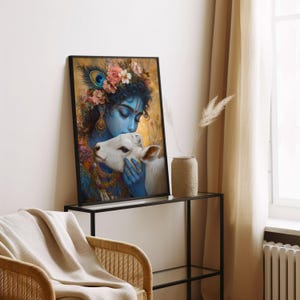 Krishna Art, Lord Krishna, Krishna Painting, Hindu God, Hindu God Wall ...