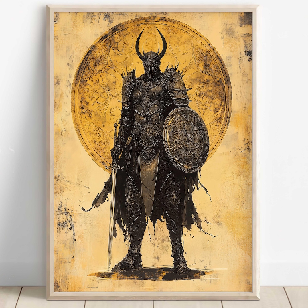 Heimdall Wall Art, Norse Mythology Decor, Viking God, Guardian of ...