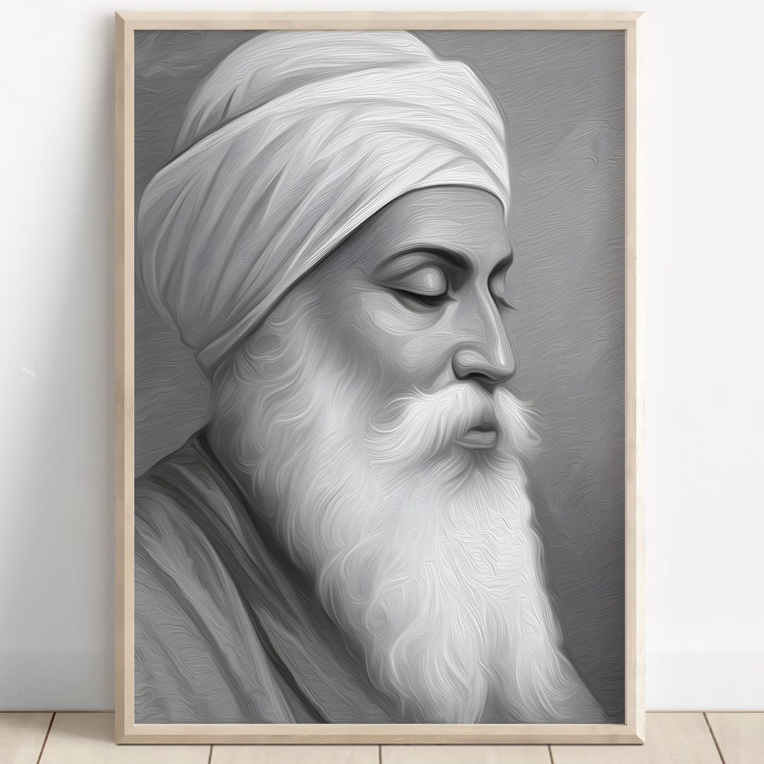 Sikh Art | Guru Nanak Dev | First Sikh Guru From 1469 to 1539 | Sikh ...
