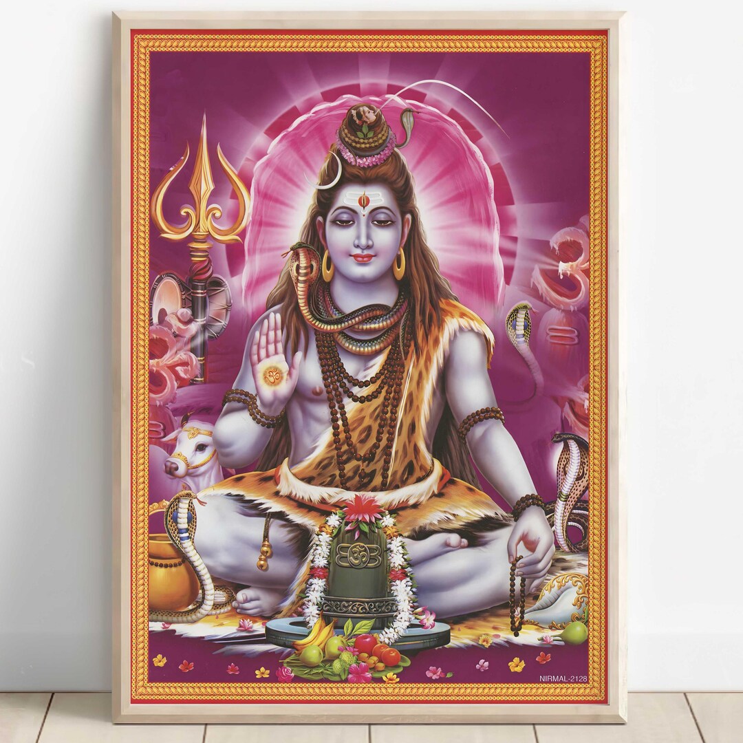 Shiv, God Shiva, Hindu God, Shiv Art, Indian God, Shiva Wall Art, Shiv ...