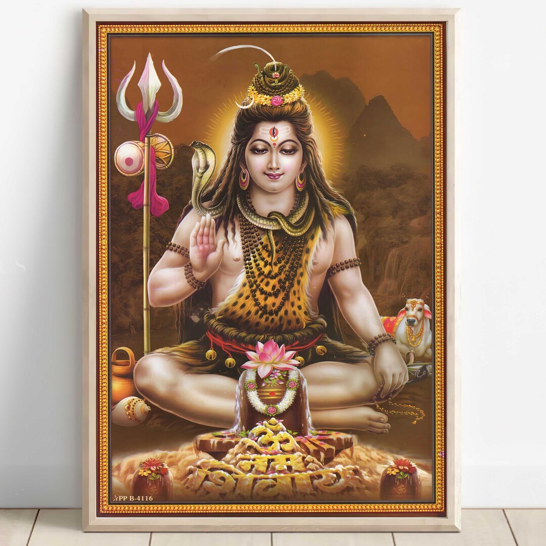 Shiv, God Shiva, Hindu God, Shiv Art, Indian God, Shiva Wall Art, Shiv ...