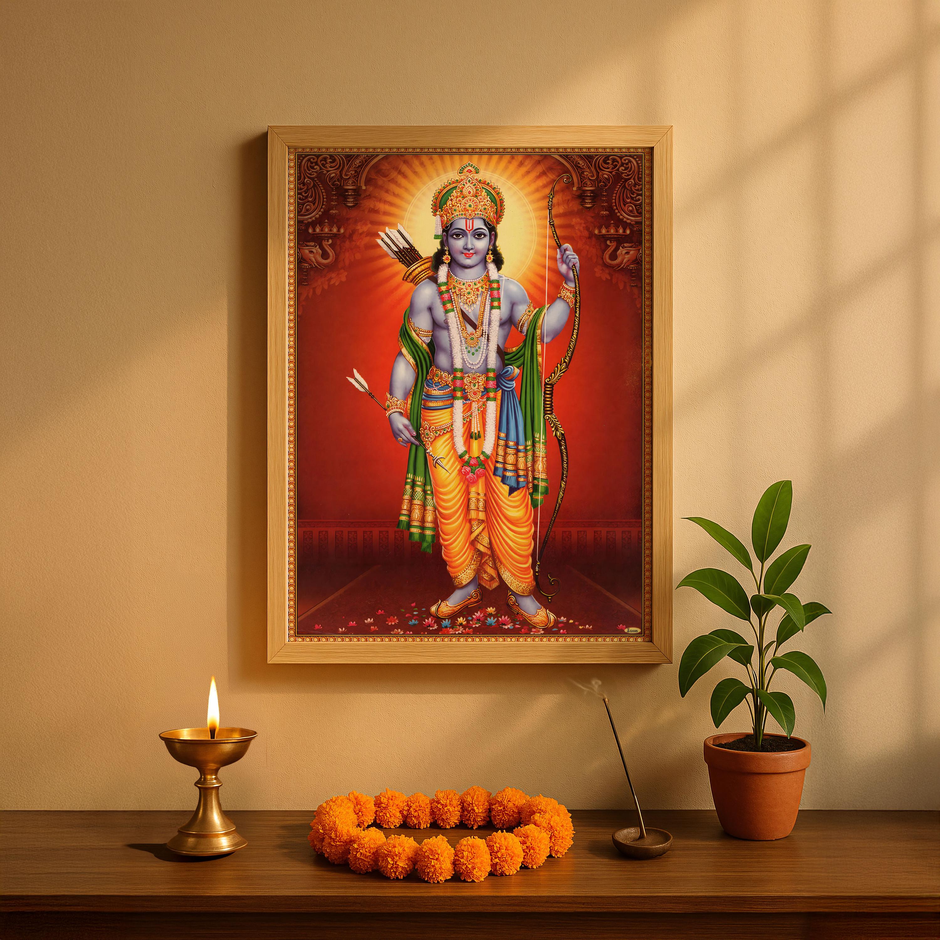 Ram, Rama, Lord Ram, Hindu God, Hindu God Wall Art, Indian God, Canvas ...