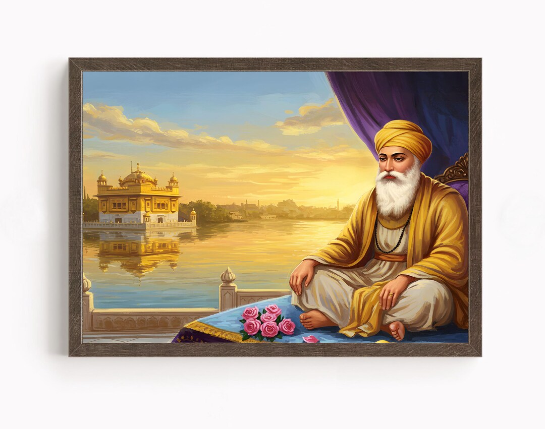 Sikh Art | Guru Nanak Dev | First Sikh Guru From 1469 to 1539 | Sikh ...