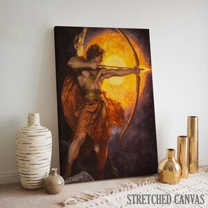 Apollo Wall Art, God of the Sun, Music, Poetry, and Prophecy, Greek ...