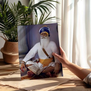 Sikh Art | Baba Deep Singh | Vintage Art | Print | Canvas - Etsy
