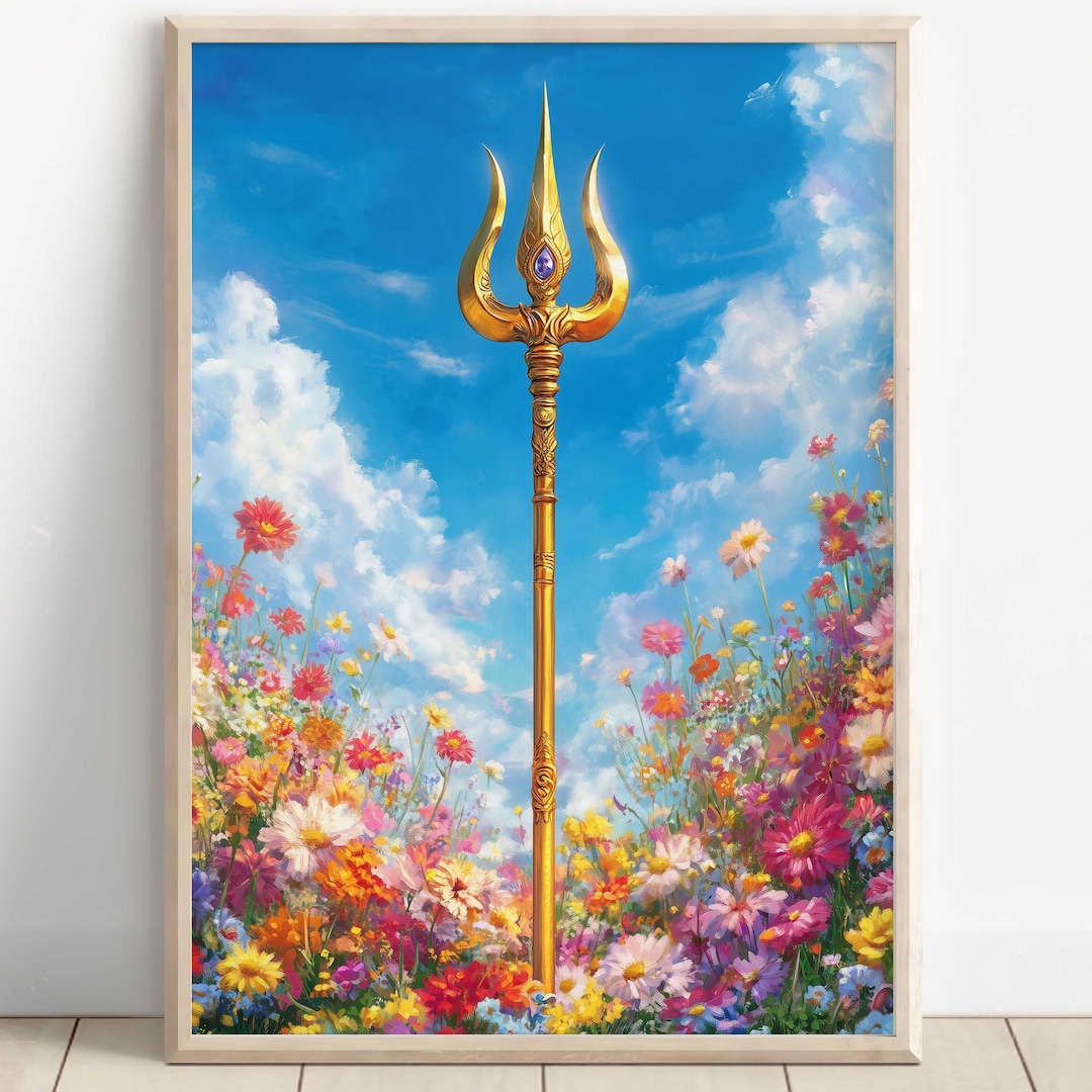 Shiva's Trident (trishul), Symbol of Power, God Shiva, Hindu God, Shiv ...