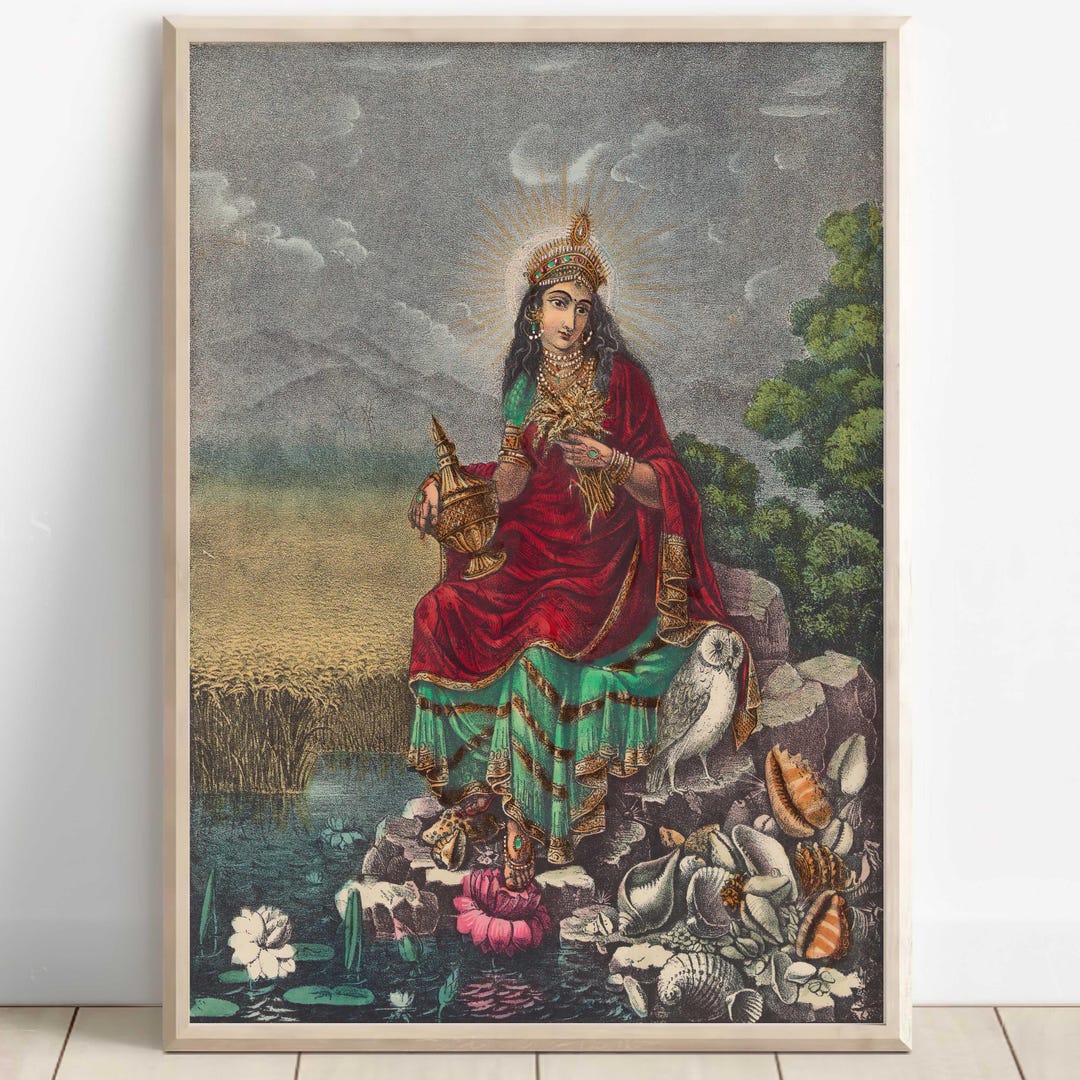 Lakshmi, Goddess of Wealth, Goddess Lakshmi, Lakshmi Art, Hindu Goddess ...