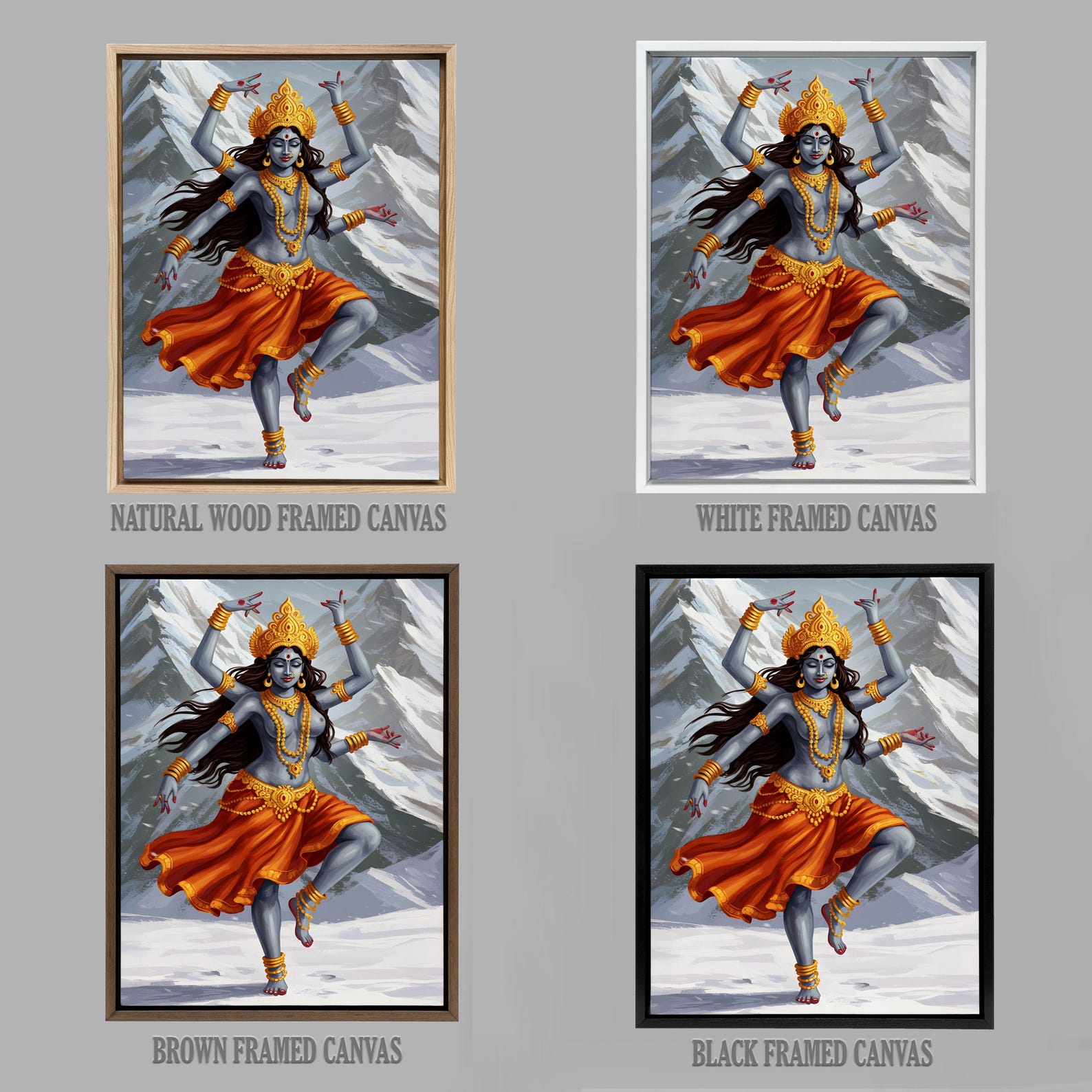 Kali Dancing, Goddess Kali, Kali Maa, Hindu Goddess Kali, Kali Art ...