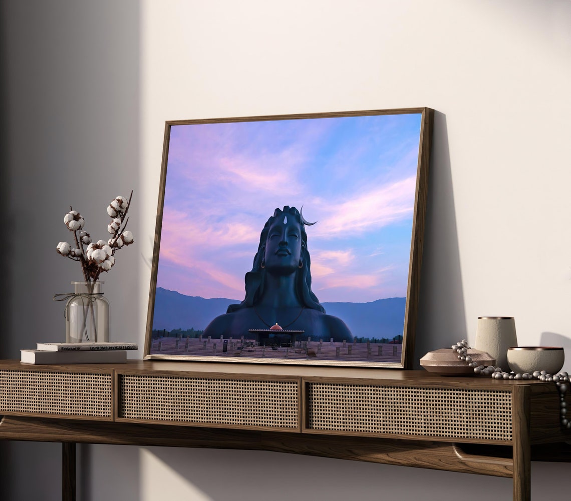 Adiyogi Shiva Statue Sadhguru Shiva Statue Isha Yoga - Etsy
