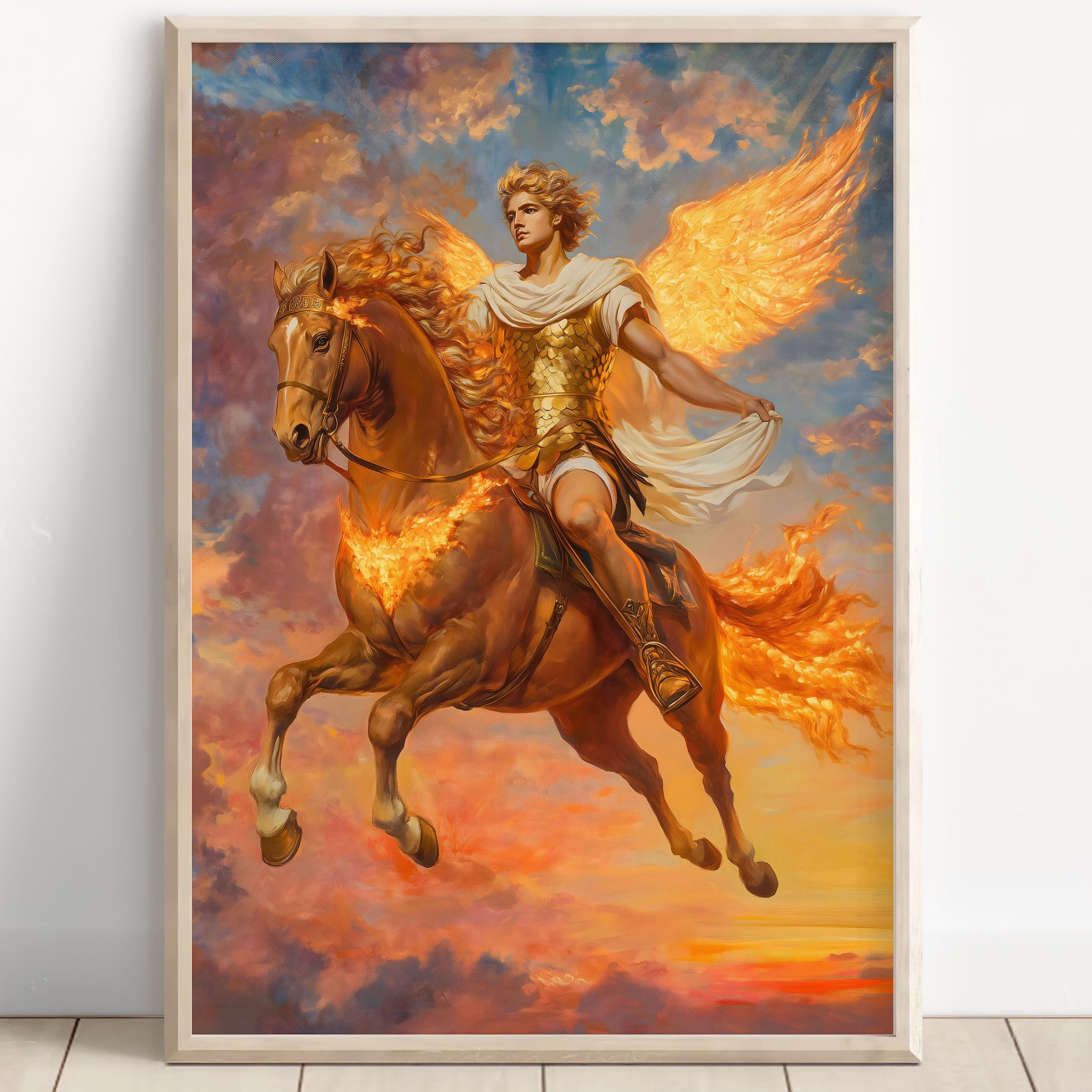 Apollo Wall Art, God of the Sun, Music, Poetry, and Prophecy, Greek ...