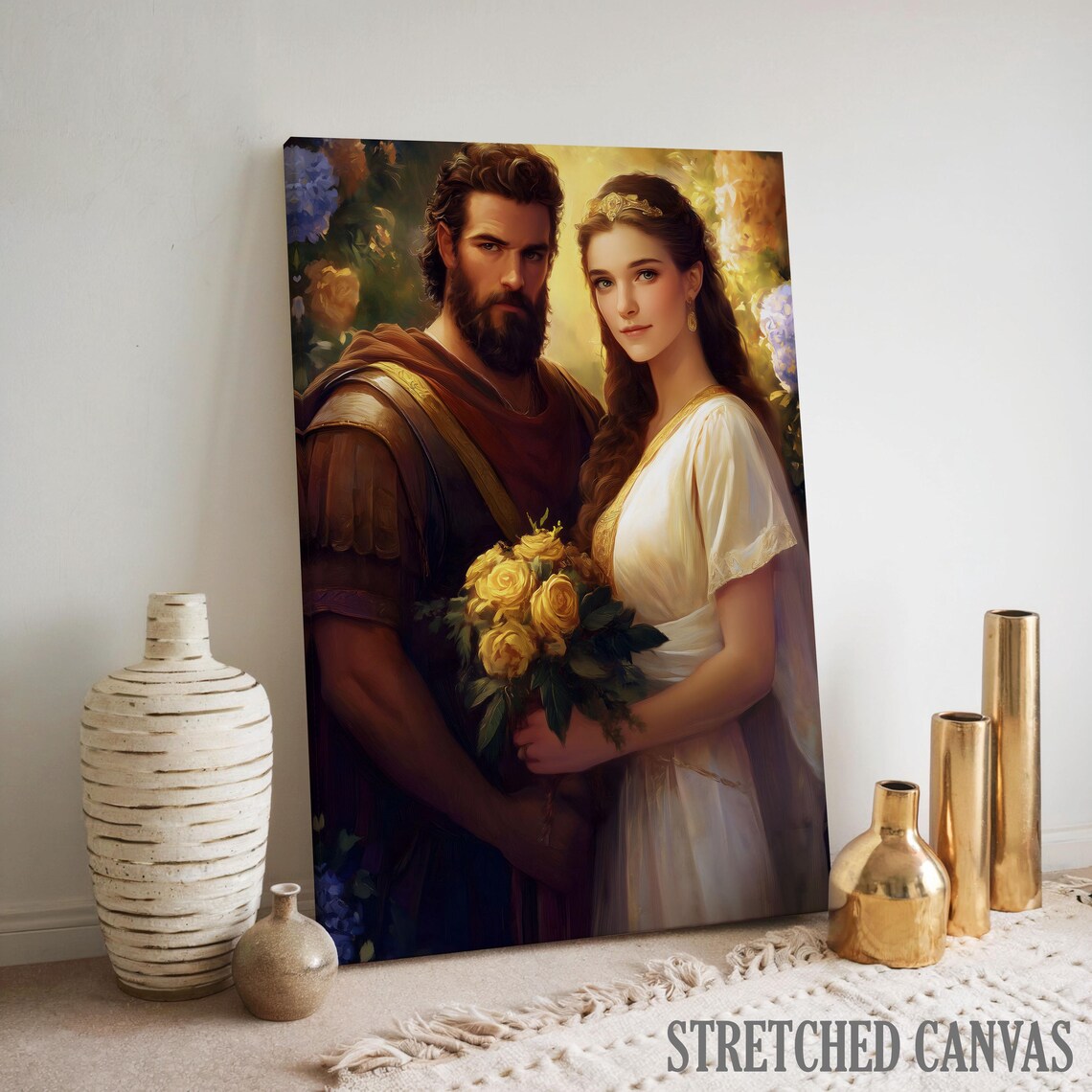 Hephaestus & Aphrodite Wall Art, God of Fire, Blacksmithing, and ...