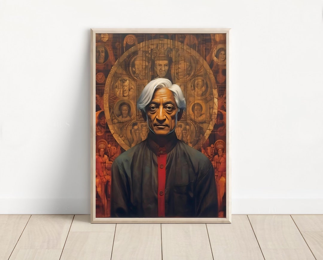 J. Krishnamurti Wall Art Jiddu Krishnamurti Philosopher - Etsy