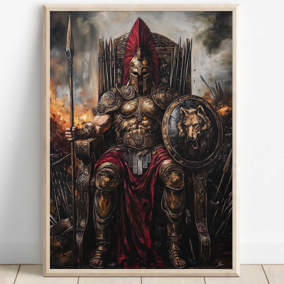 Ares Wall Art, God of War, Greek Gods Poster, Greek God Decor, Greek ...