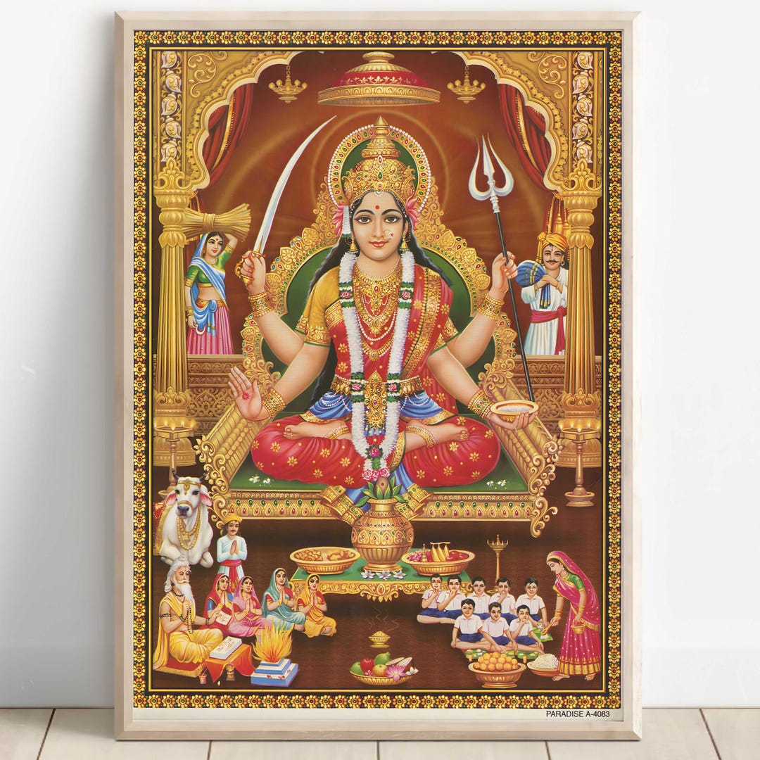 Santoshi Mata, Santoshi Ma, Mother of Happiness, Daughter of Ganesh ...