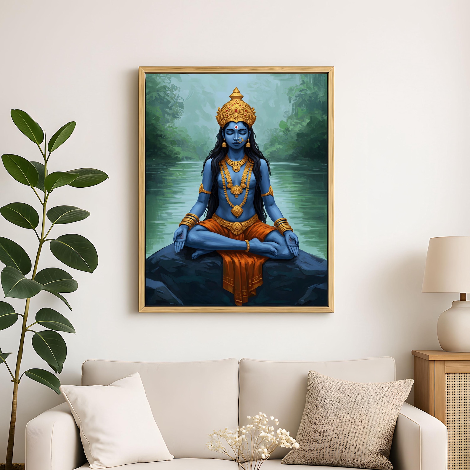 Kali Meditating, Goddess Kali, Kali Maa, Hindu Goddess Kali, Kali Art ...