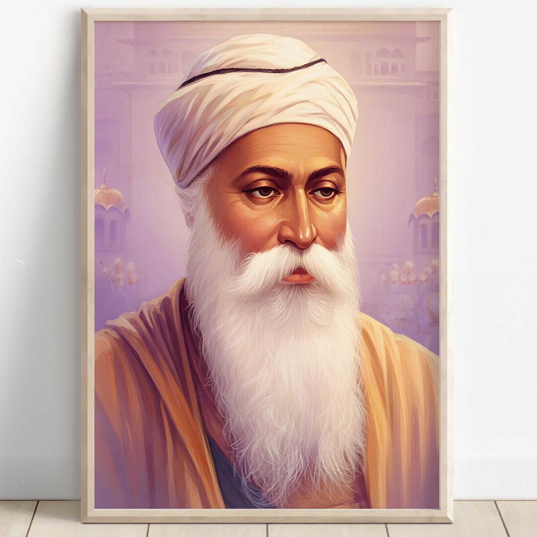 Sikh Art | Guru Nanak Dev | First Sikh Guru From 1469 to 1539 | Sikh ...