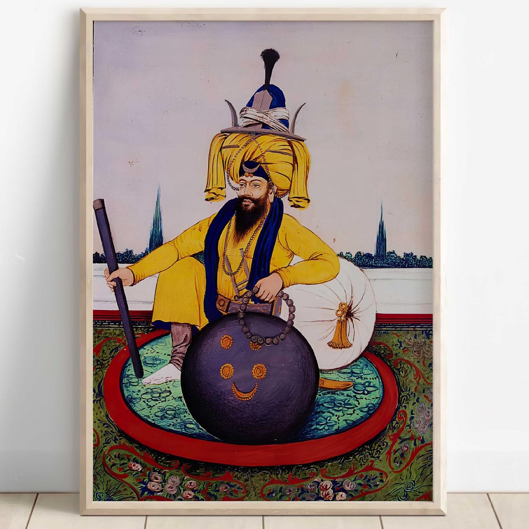 Sikh Art | Darbara Singh | Former Jathedar of the Akal Takht and Buddha ...
