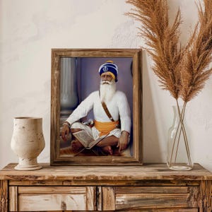 Sikh Art | Baba Deep Singh | Vintage Art | Print | Canvas - Etsy