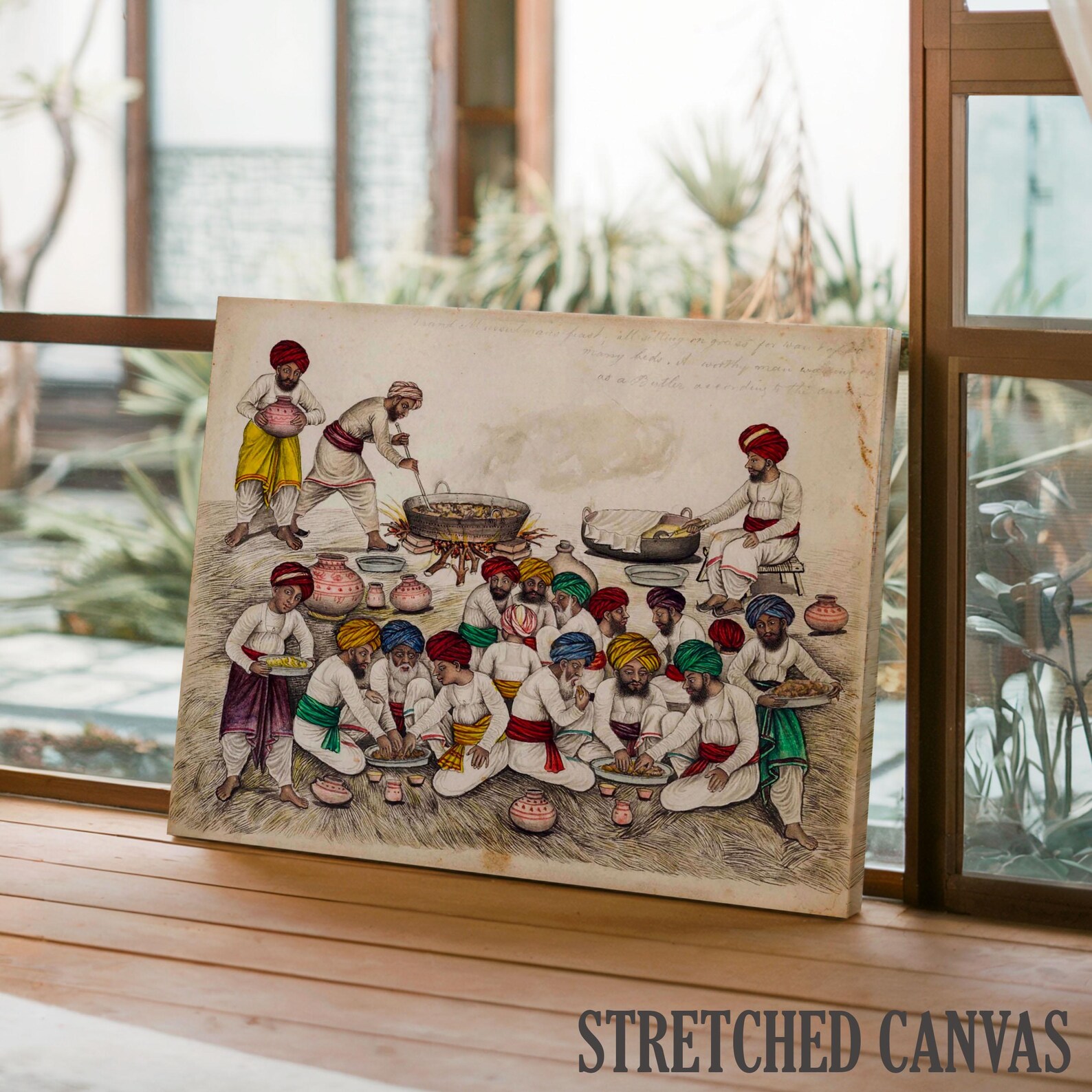 Sikh Art | Langer | Vintage Art Painting | Print | Canvas - Etsy