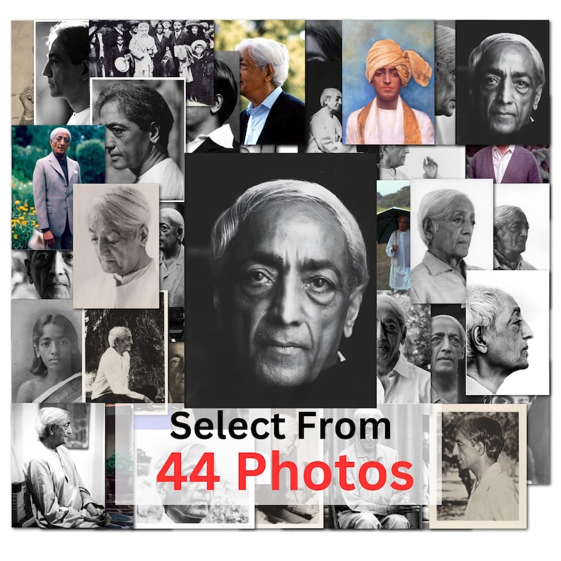 J. Krishnamurti Wall Art, Jiddu Krishnamurti , Philosopher, Speaker ...