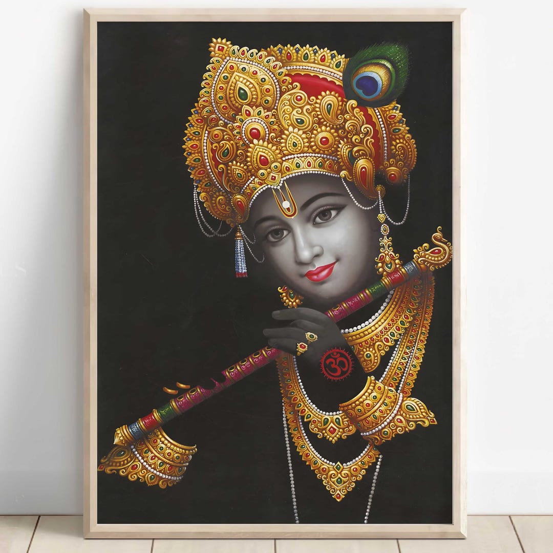 Krishna, Krishna Painting, Lord Krishna, Krishna Art, Vintage Art ...