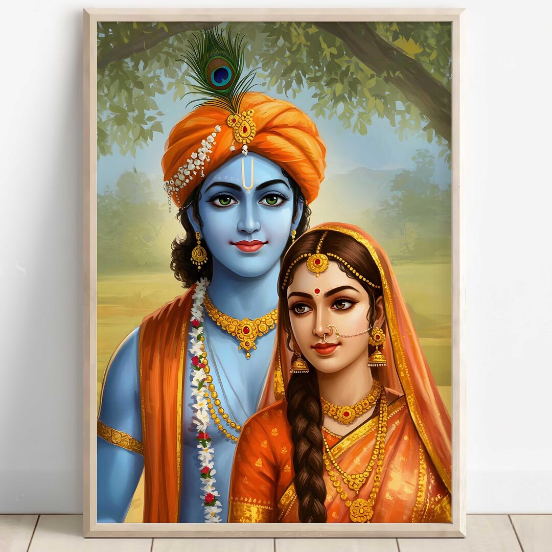 Krishna Art, Krishna and Radha, Radha Krishna, Krishna Painting, Hindu ...