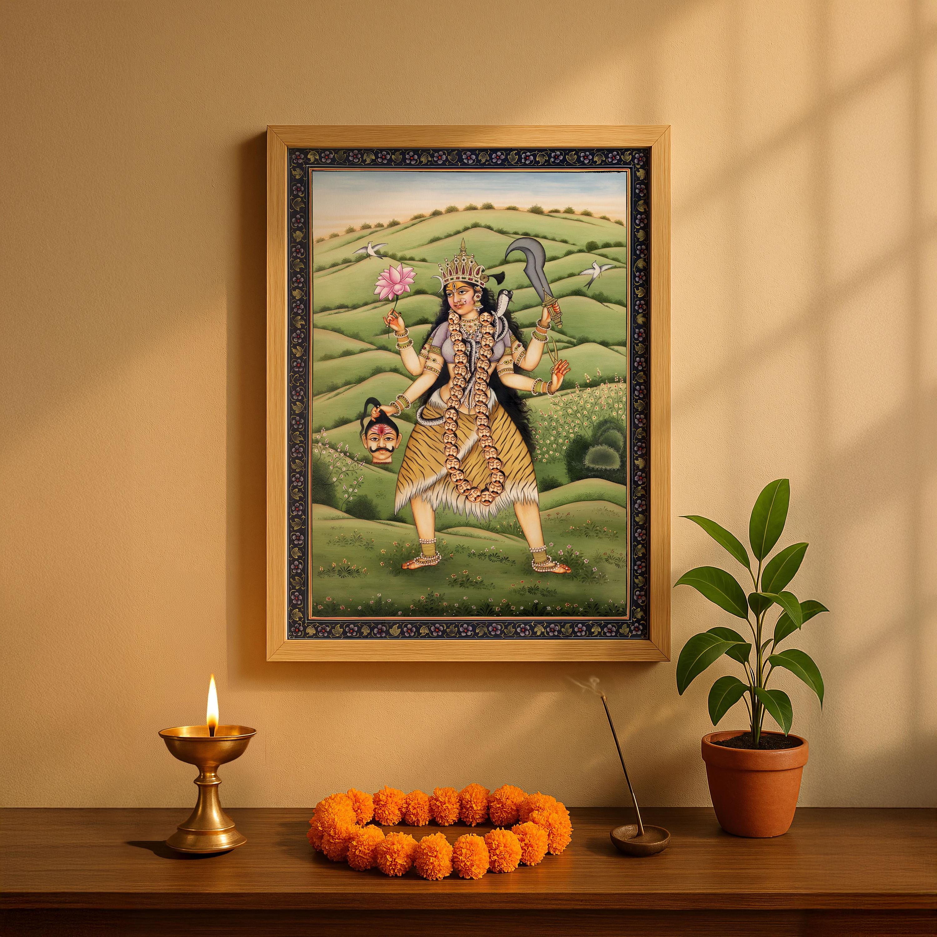 Tara Mahavidya Poster | Hindu Goddess of Compassion Wall Art | Tantric ...