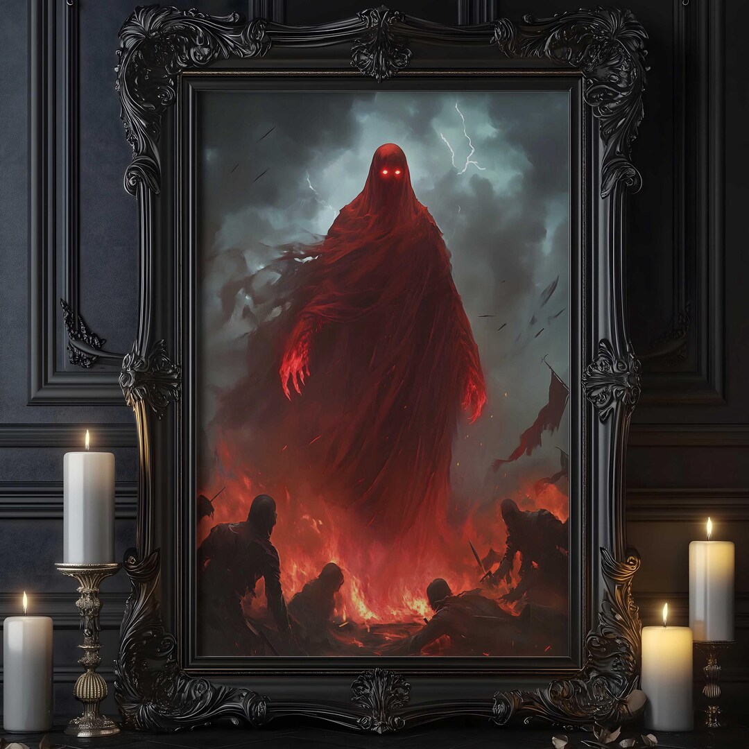 Deimos Wall Art, God of Terror, Greek Gods Poster, Greek God Decor ...