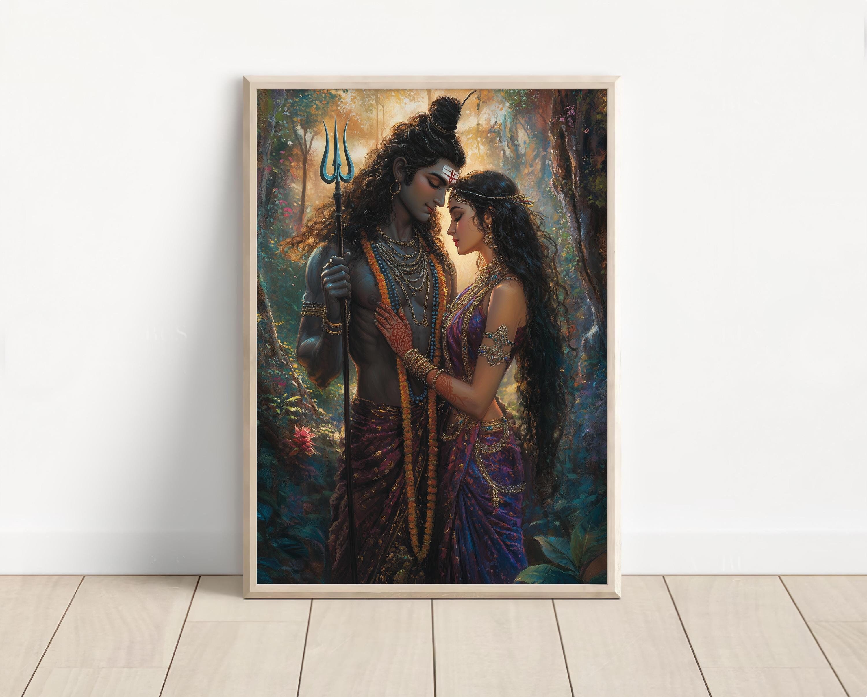 Shiva and Parvati, God Shiva, Parvati, Shiv Parvati Hindu God, Shiv Art ...